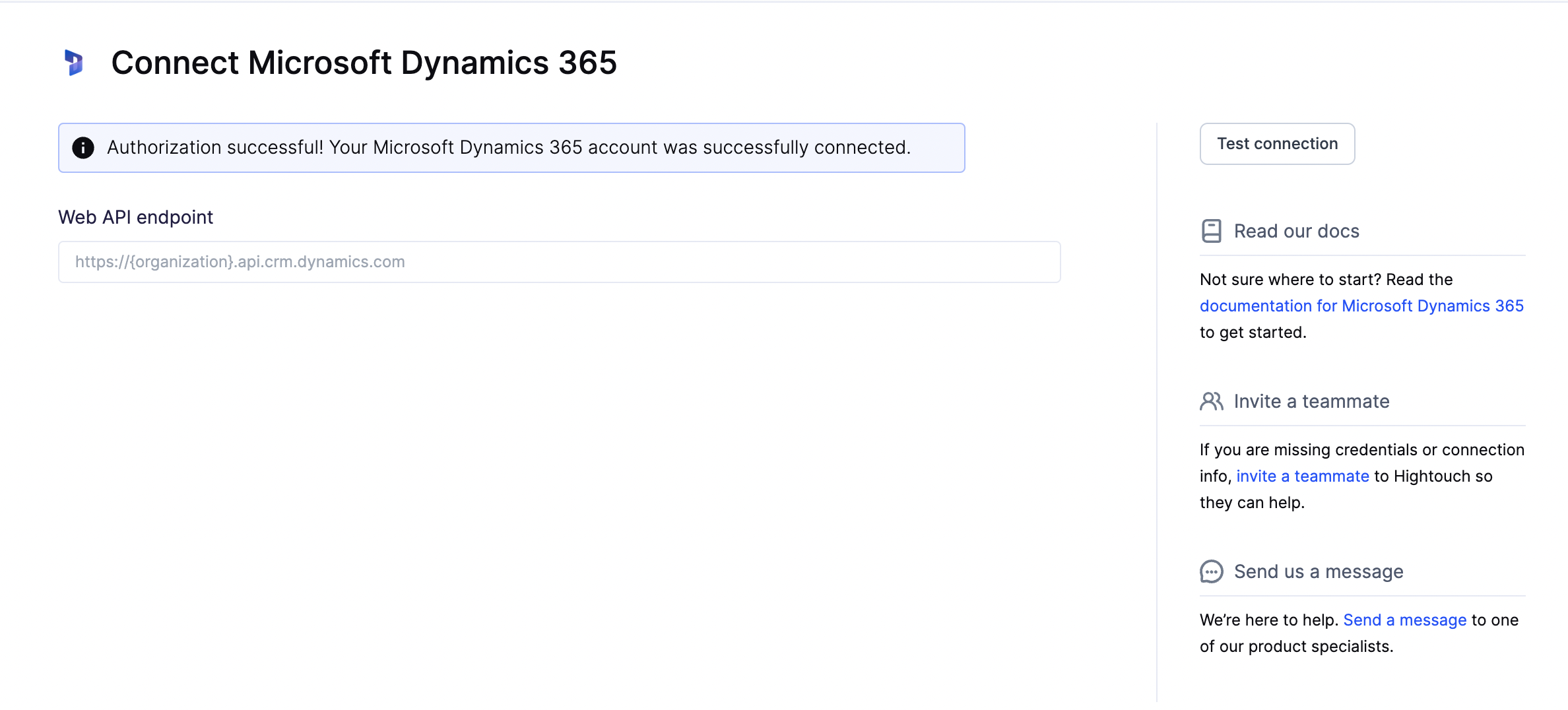 Microsoft Dynamics 365 | Hightouch Docs